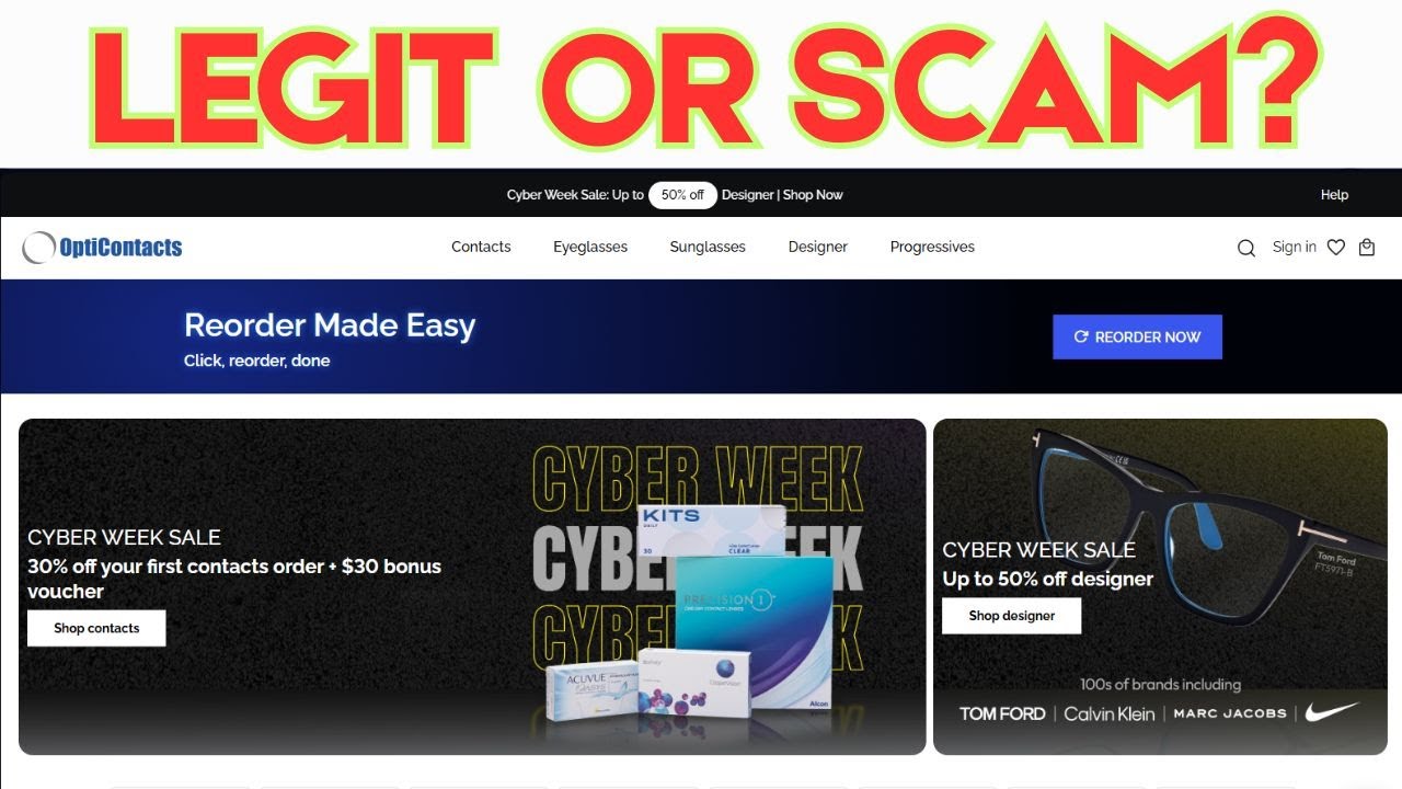 OptiContacts.com Reviews - Is OptiContacts Legit or Scam? - YouTube