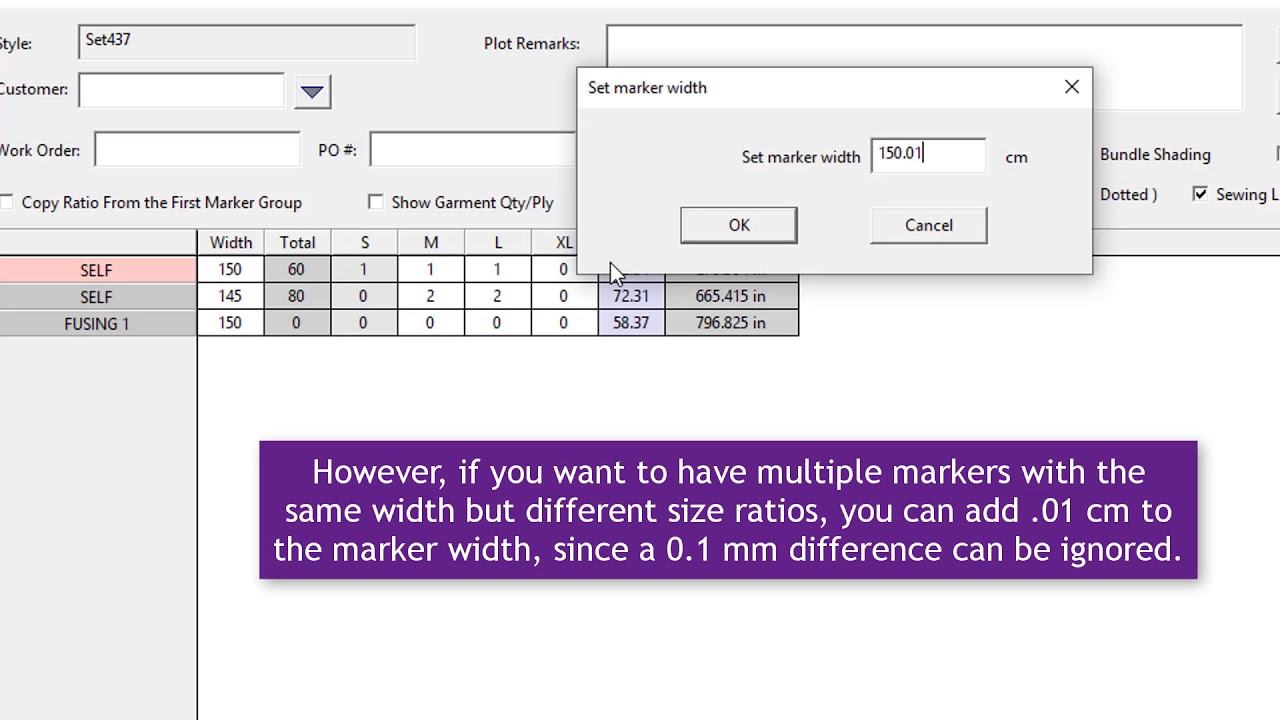 StyleCAD Marking V11 - Multiple Markers in an Order - YouTube