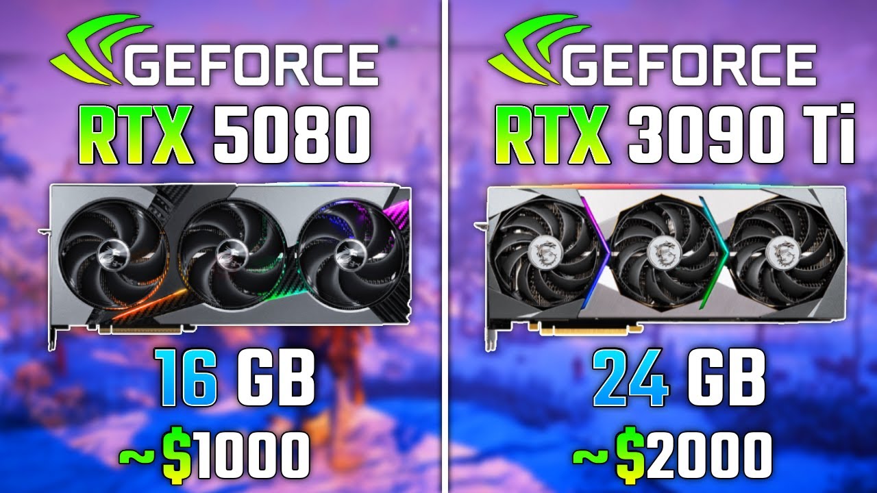NVIDIA RTX 5080 vs RTX 3090 Ti | Test in 6 Game - YouTube