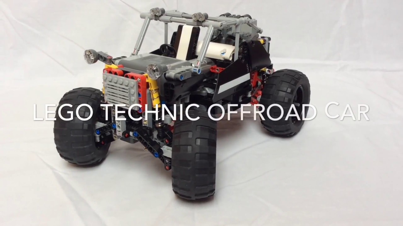 Lego Offroad Car with suspension - YouTube