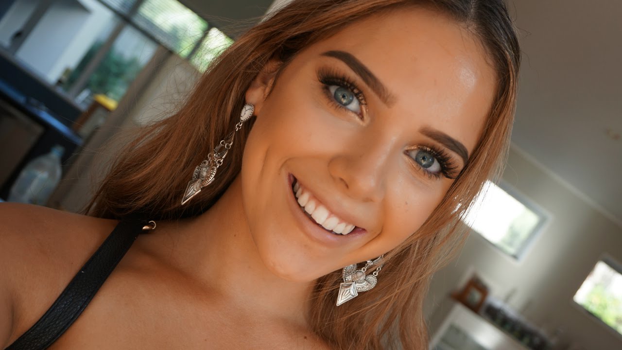 Simple and Glowing Glam GRWM - YouTube