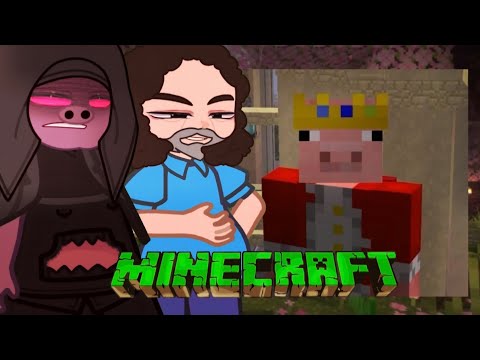 A Minecraft Movie React to Technoblade / Minecraft Game || Gacha React