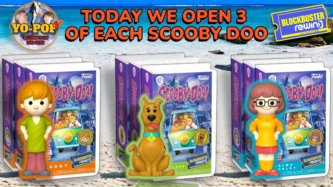 Funko Rewind Scooby Doo Trio Figurines - Scooby Shaggy & Velma Opening ...