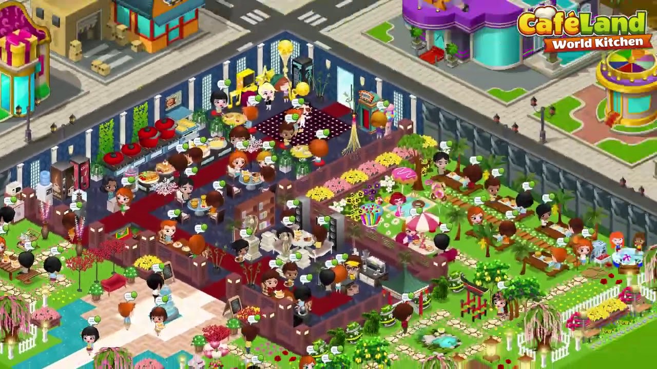 Game : Caféland (trailer) mobile 🎮 - YouTube