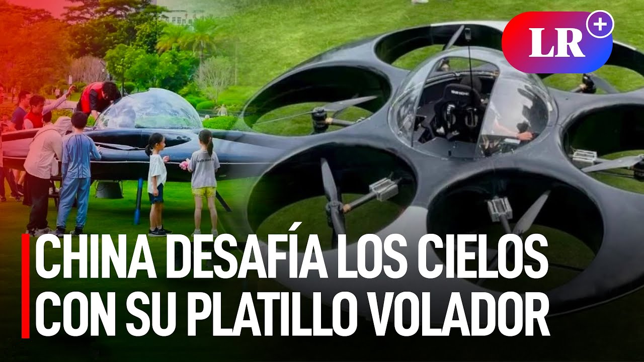 CHINA sorprende al mundo con su INCREÍBLE PLATILLO VOLADOR tripulado ...