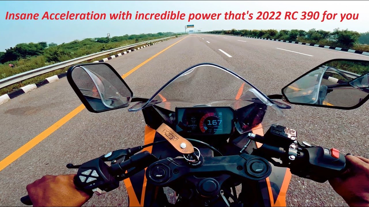 ktm rc 390 top speed 2023 - YouTube