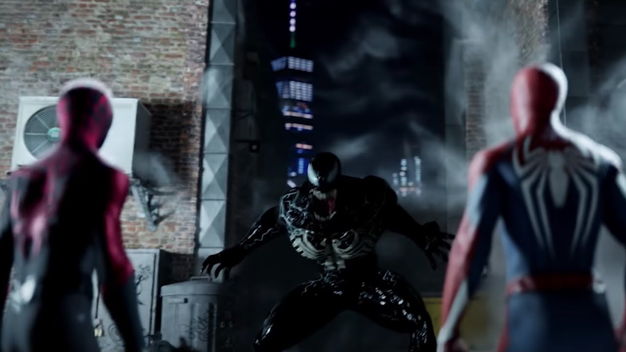 Spider man 2: Miles Morales Vs Venom Vs peter parker Epic Fight chapter ...