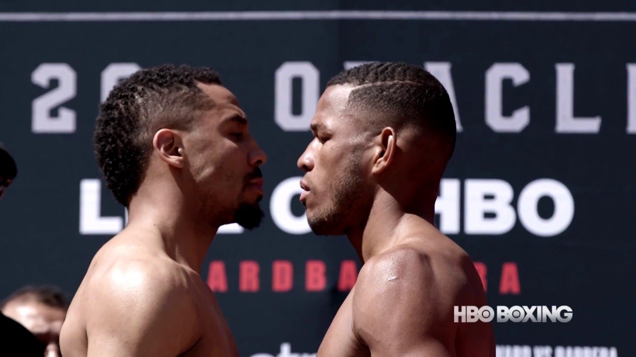 HBO Boxing News: Ward vs. Barrera Weigh-In - YouTube
