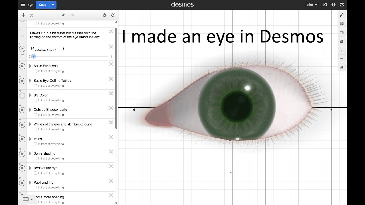 Making an Eye in Desmos - YouTube