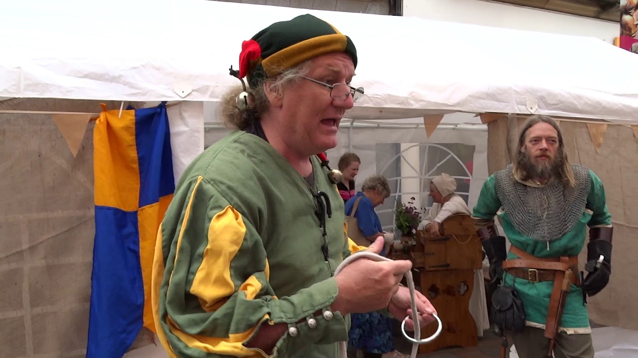 Magician Medieval Fair Perth Perthshire Scotland - YouTube