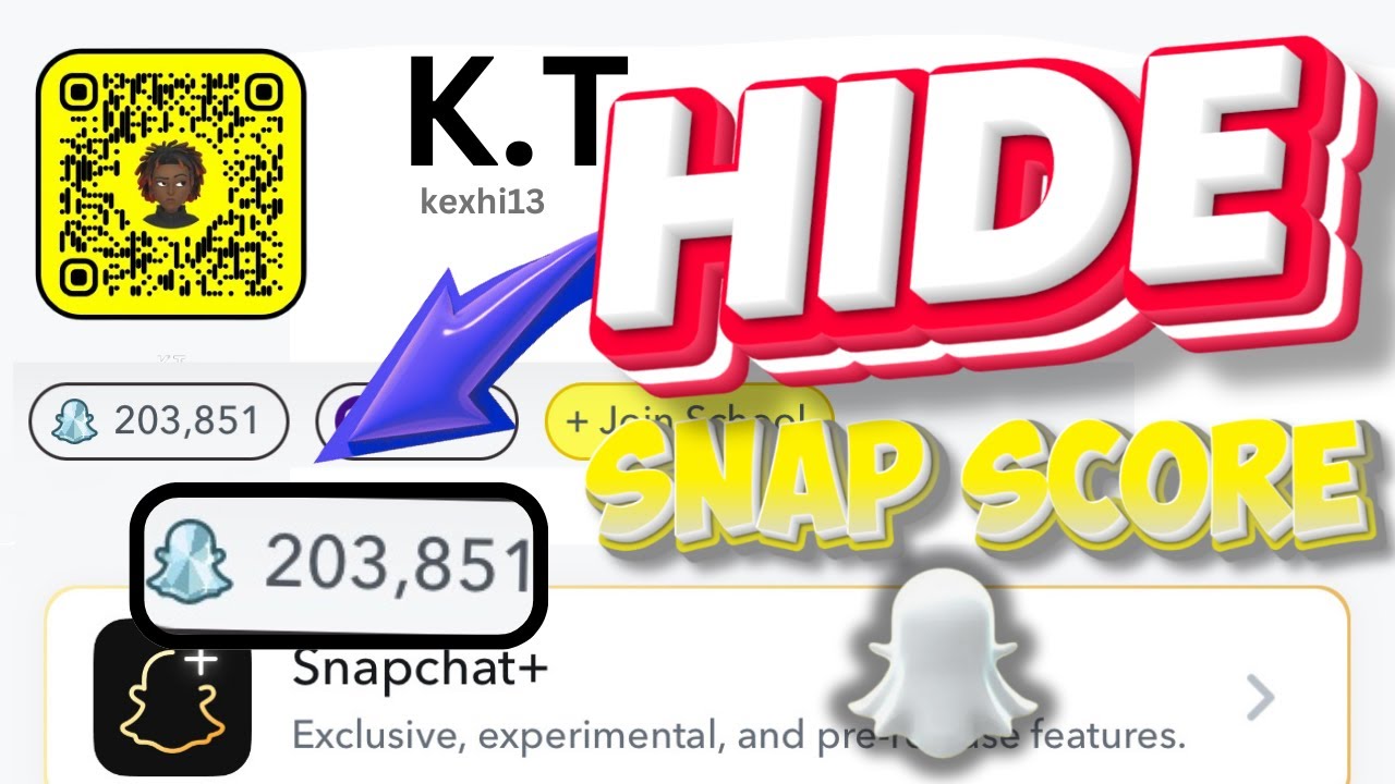 How To Hide Snap Score on Snapchat 2025 - YouTube