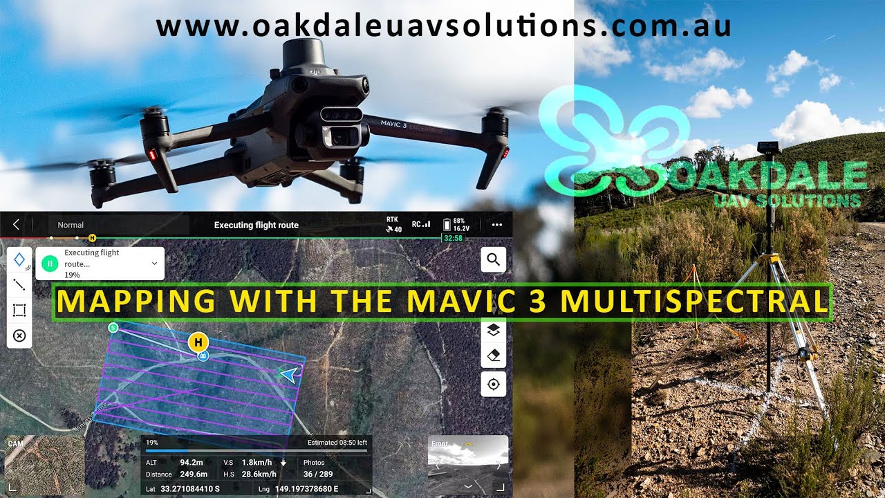 Mapping with Mavic 3 Multispectral - YouTube