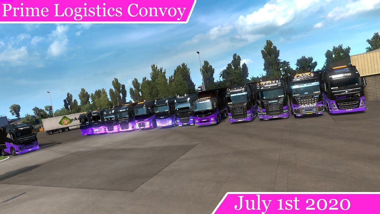 (ENG) TruckersMP-ETS-Prime Logistics Convoy - YouTube
