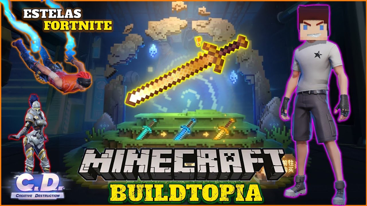 BUILDTOPIA CON MINECRAFT🔥CREATIVE DESTRUCTION🔥 - YouTube