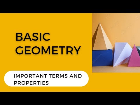 Basic Geometry || Important terms and properties || #apssb #appsc ...