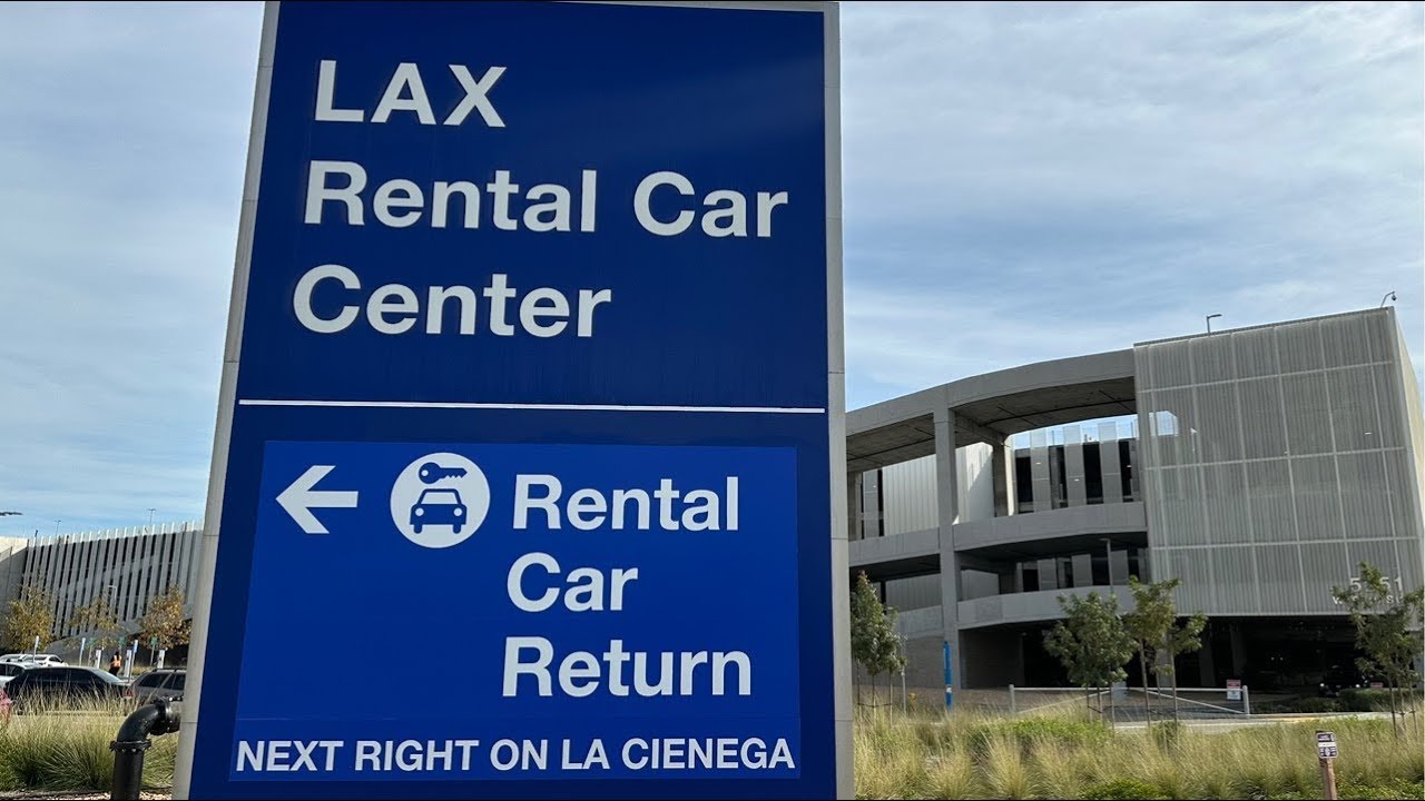 LAX Los Angeles Airport Car Rental Return Driving directions - Car ...