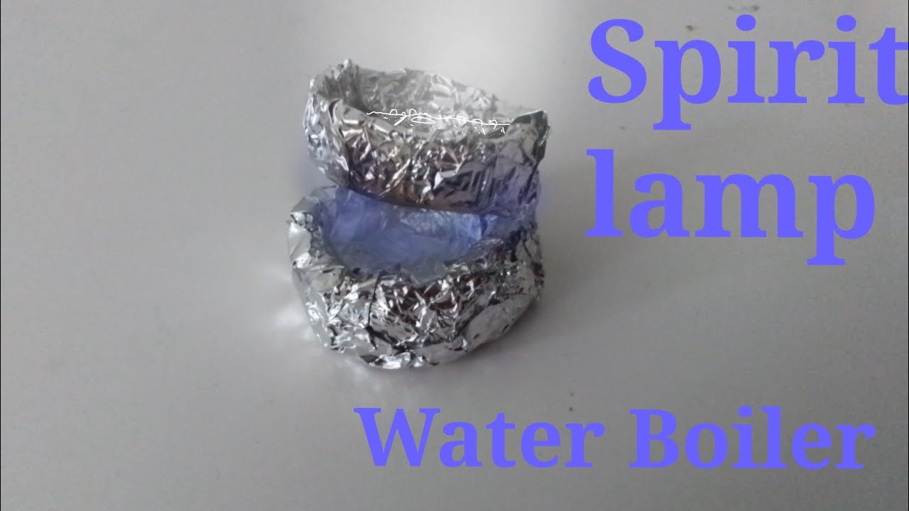 How To Make a Mini Spirit Lamp That Can Boil Water - YouTube
