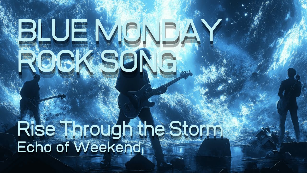 Blue Monday Rock Song 🌪️🎸 Rise Through the Storm | EchoOfWeekend 💪 ...