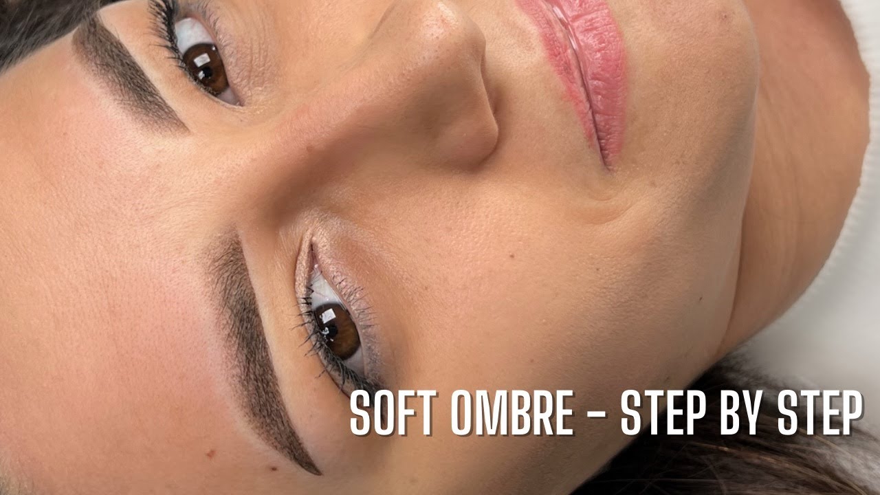 SOFT OMBRE BROWS - STEP BY STEP - YouTube