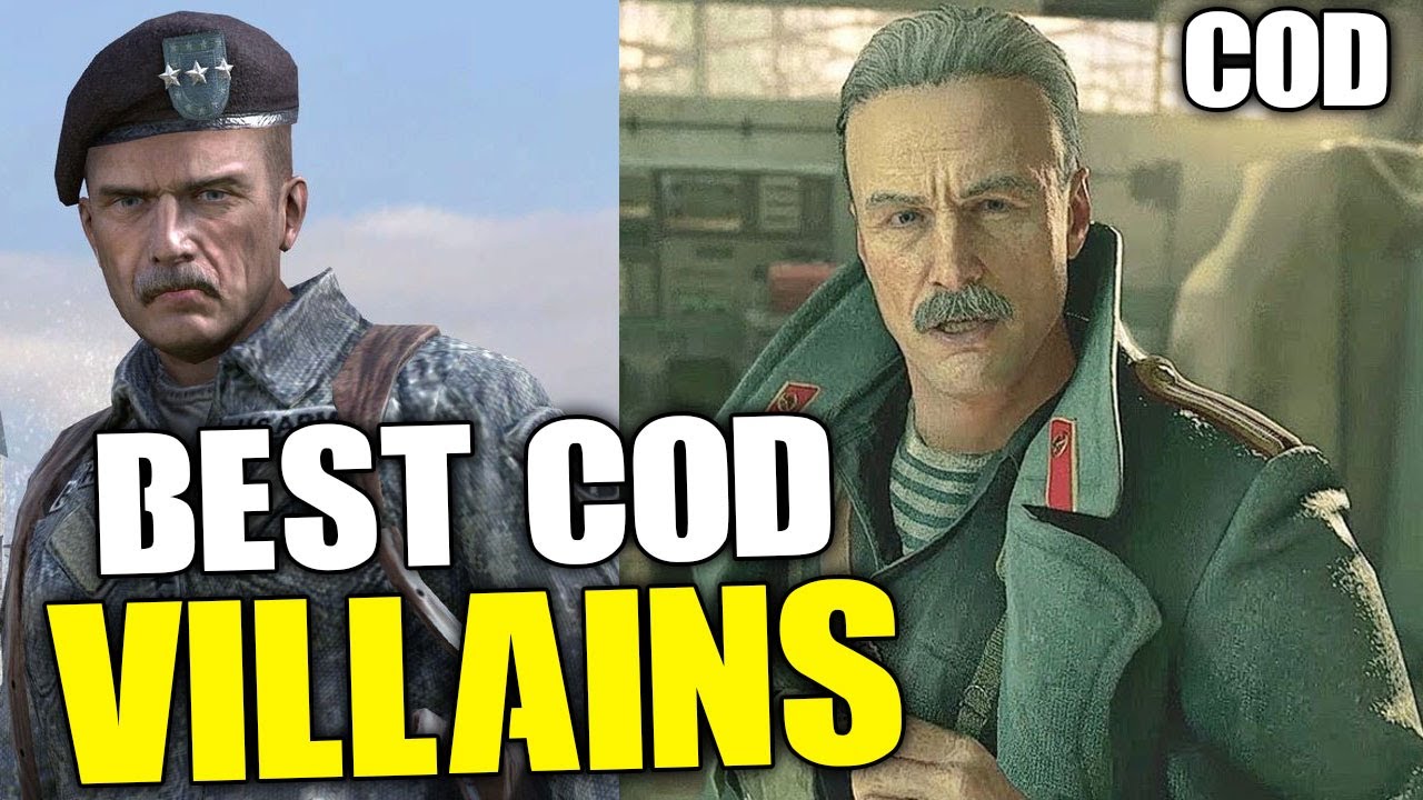 The BEST COD Villains of the past decade!! (RANKED) | CoD Emperor - YouTube