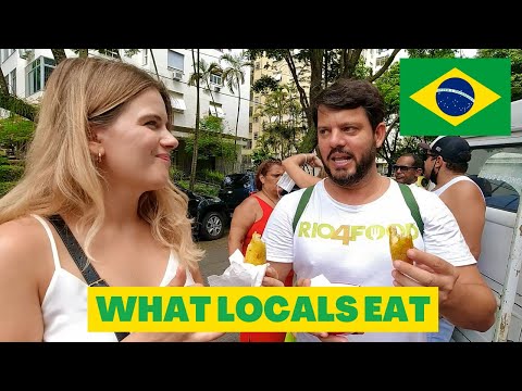 MUST TRY BRAZILIAN STREET FOOD | Local Market Tour ft @rio4fun