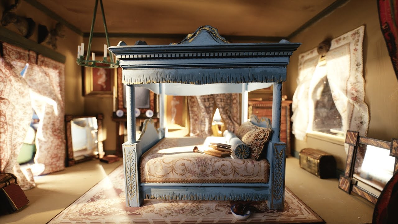 Adorable (and dreamy) miniature bedrooms built at 1:12 scale - YouTube