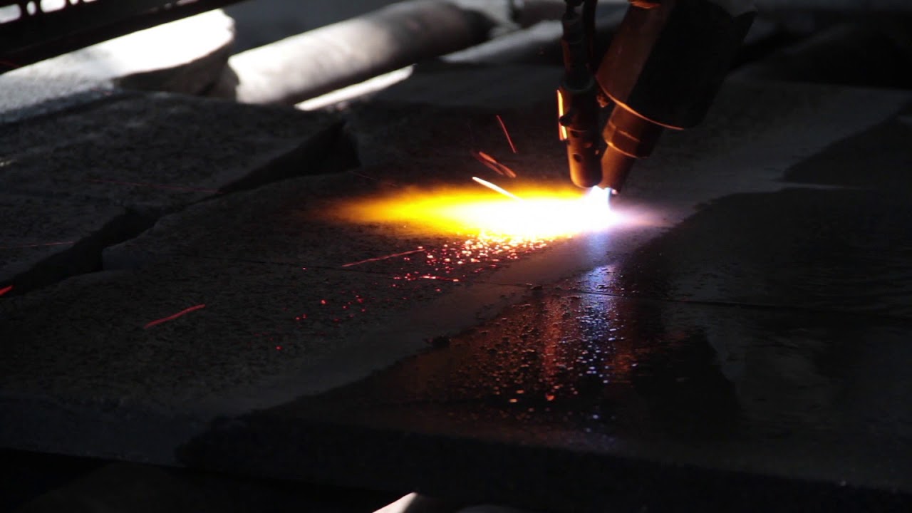 Granite - Stone Burning With Plasma - Free Footage - YouTube