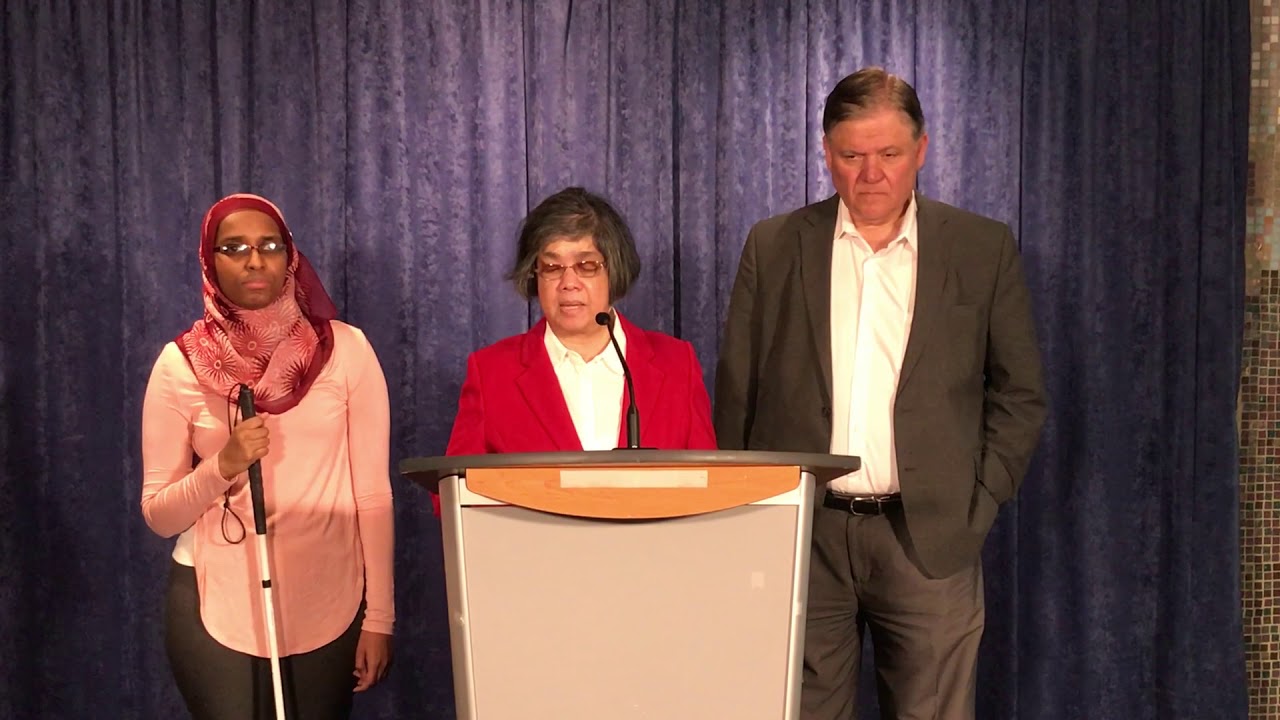Press Conference with CNIB and Donna Jodhan - YouTube