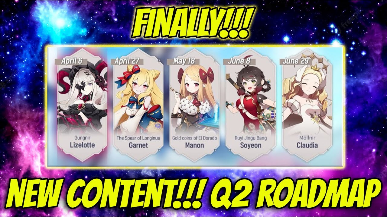 FINALLY! WERE GETTING MORE CONTENT! Q2 ROADMAP! Eversoul - YouTube