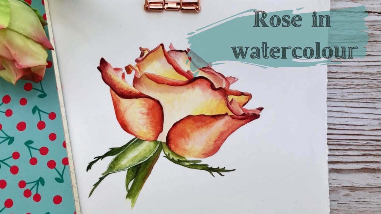 STEP BY STEP BOTANICAL WATERCOLOUR TUTORIAL - YouTube