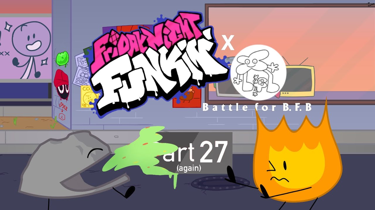 Friday Night Funkin’ Mod Showcase: Rocky vs. Firey || Pom Pom Week 2 ...