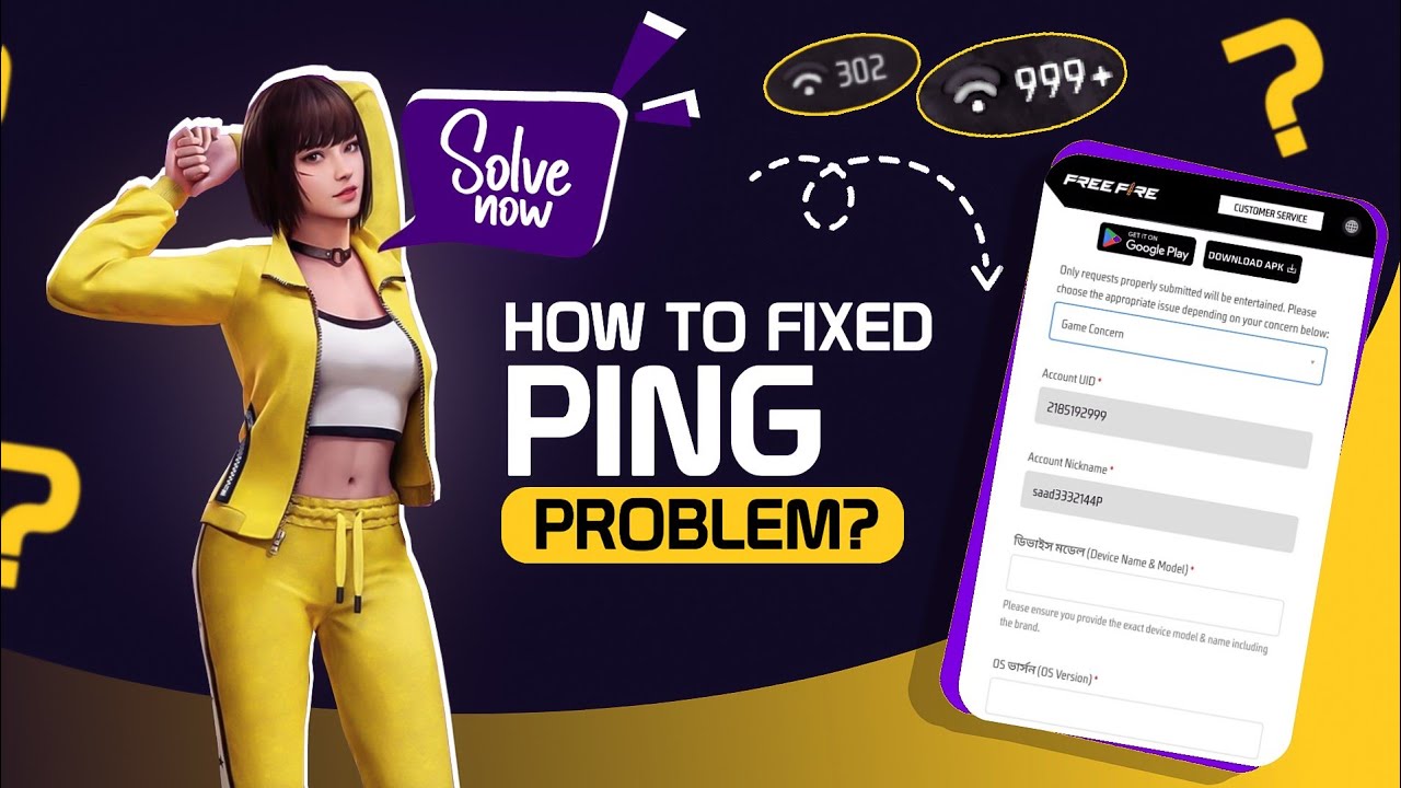 999+ Ping | How To Fixed Ping Problem Free Fire | Evo Access Subscriptions | Free Fire New Event ...