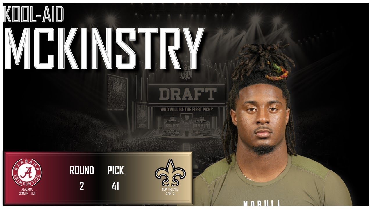 2024 NFL DRAFT: Kool Aid McKinstry | New Orleans Saints - YouTube