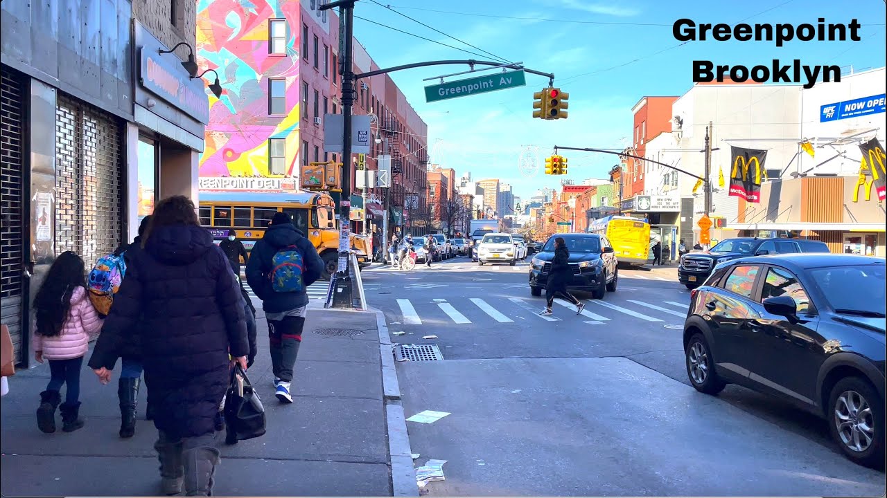 Greenpoint Brooklyn NYC Walking Tour Winter 2022 [4K HDR] - YouTube