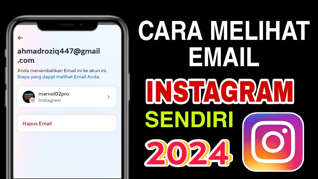 Cara Melihat Email IG Sendiri 2024 - YouTube