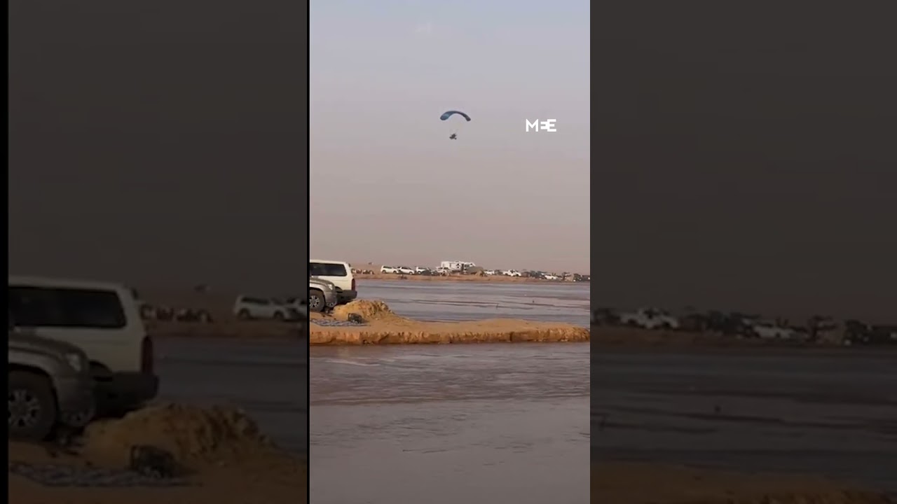 Saudi Arabia’s Wadi Al-Rummah flows once more after heavy rainfall ...