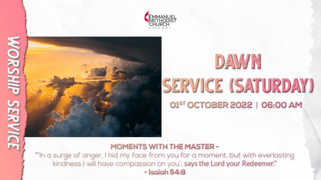 Dawn Worship Service - 01 October 2022 - Saturday - 06:00 AM - YouTube