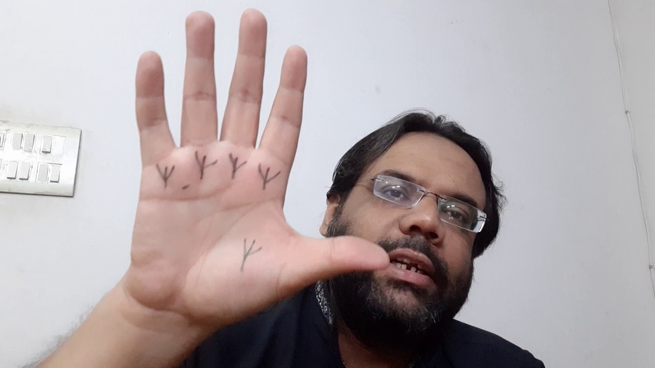 Trident sign anywhere on the Palm bring Success and Fame - YouTube