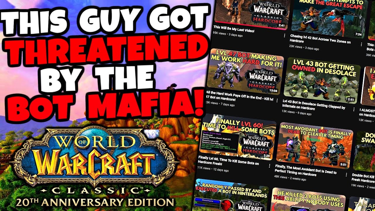 Fighting Botting in Classic WoW - The Tragic Story of MadSkillz - YouTube