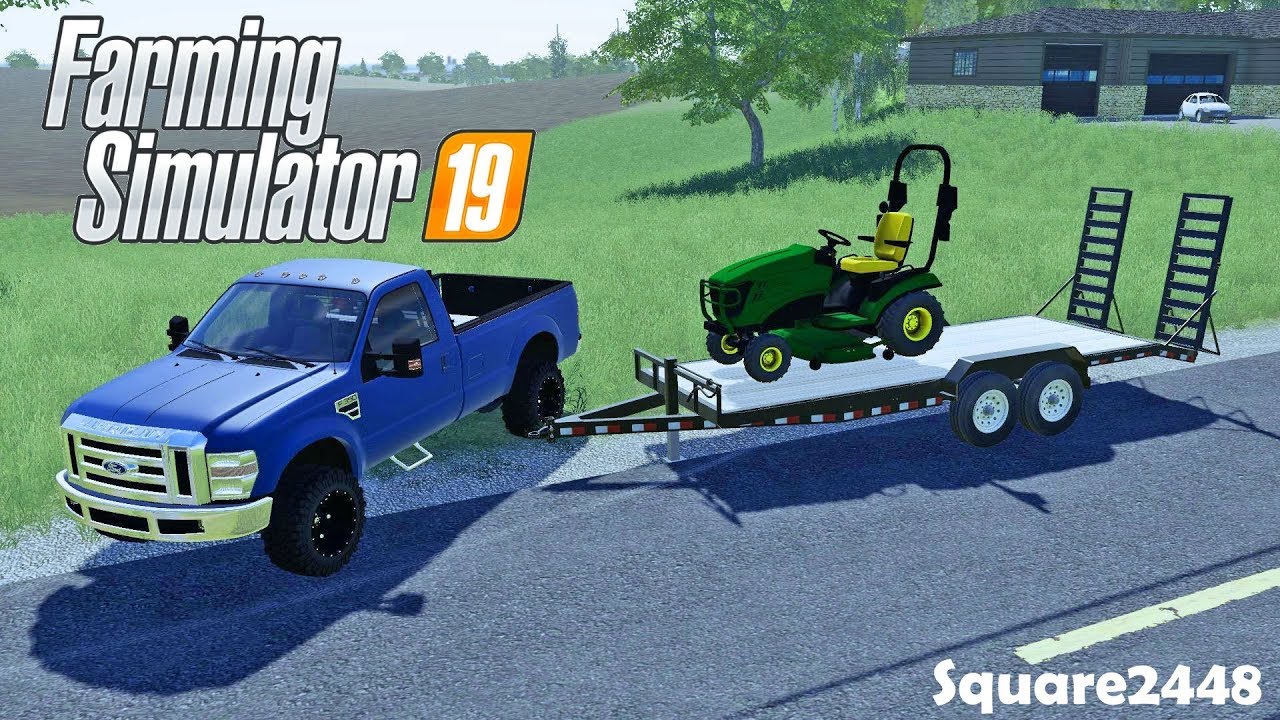 Lawn Care | John Deere 1025r | F350 Regular Cab | New Map | Farming ...