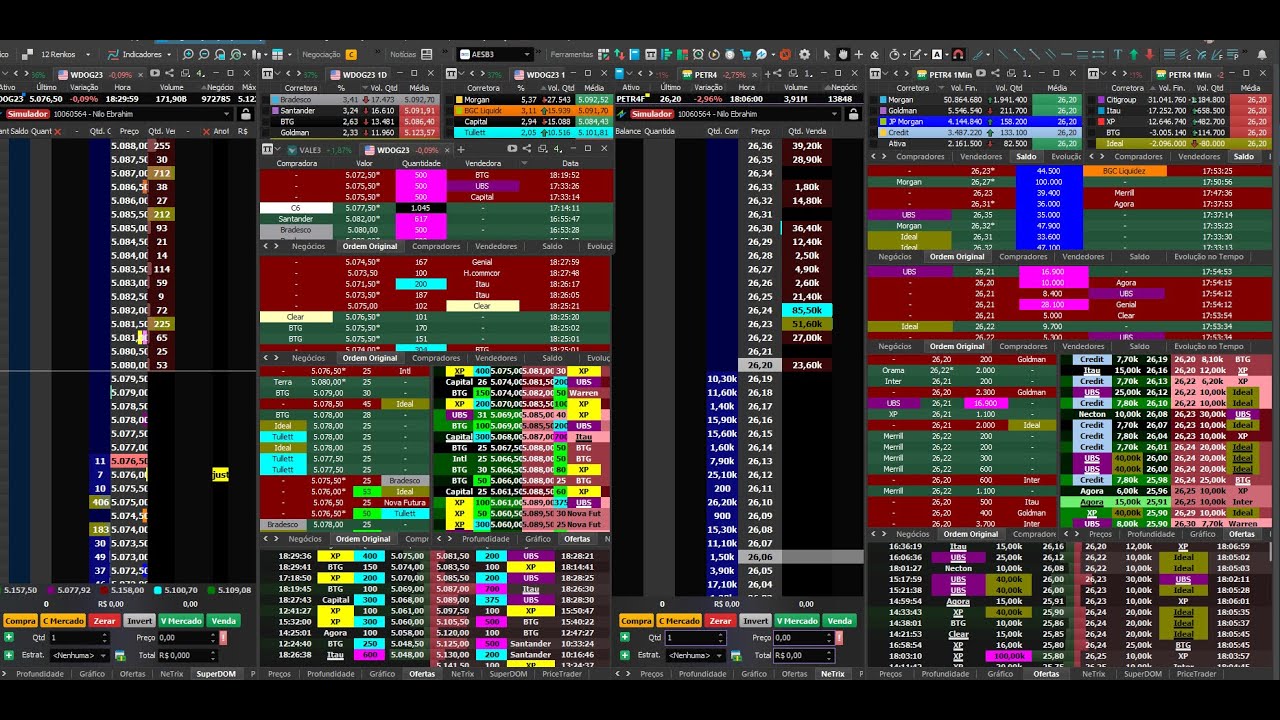 Configuração de Ferramentas Tape Reading - Book de Ofertas ...