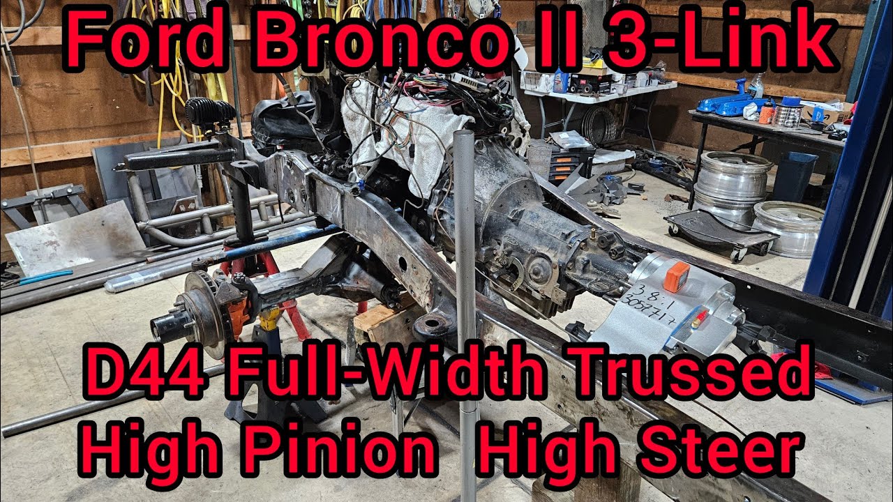 Ford Bronco II Trussed Full-Width D44 High Pinion 3-Link High Steer ...