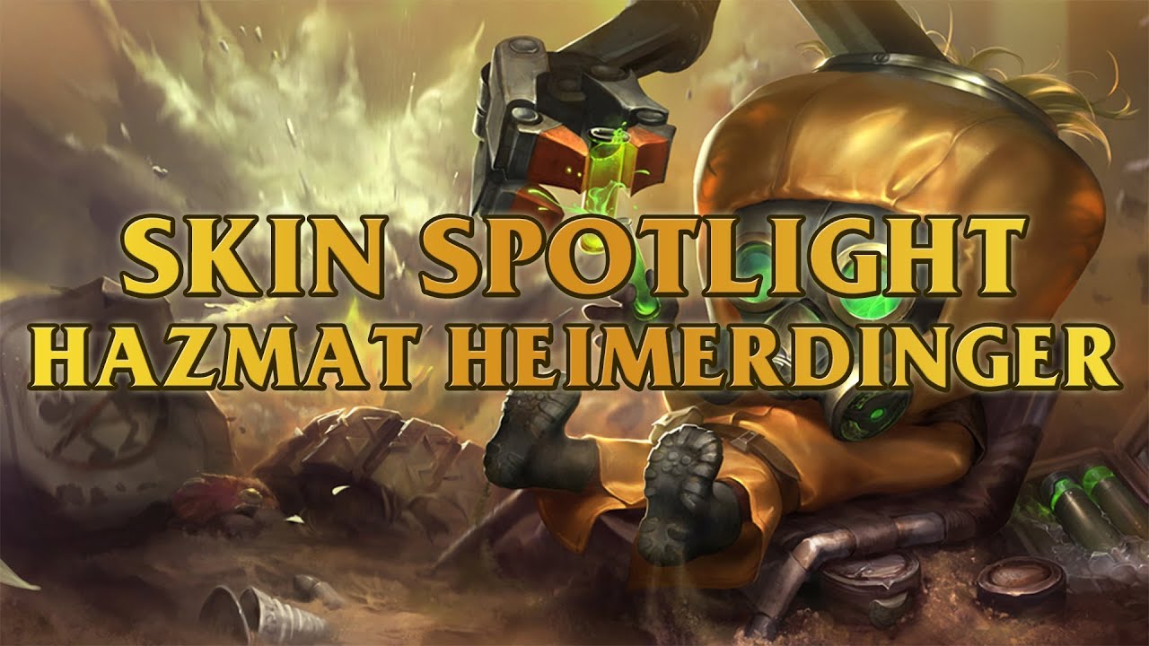 Hazmat Heimerdinger Skin Spotlight - YouTube