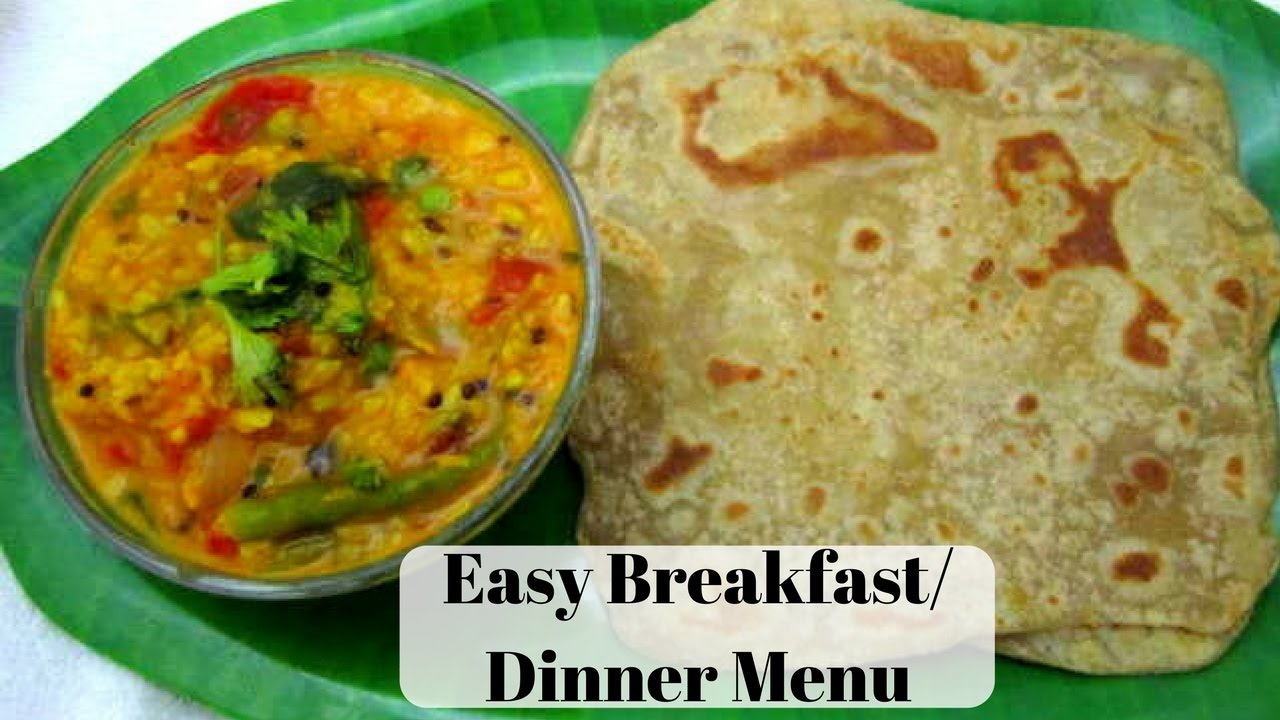 How to make soft layered chapati | Easy breakfast Menu | Tamil food ...