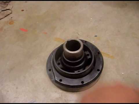broken harmonic balancer - YouTube