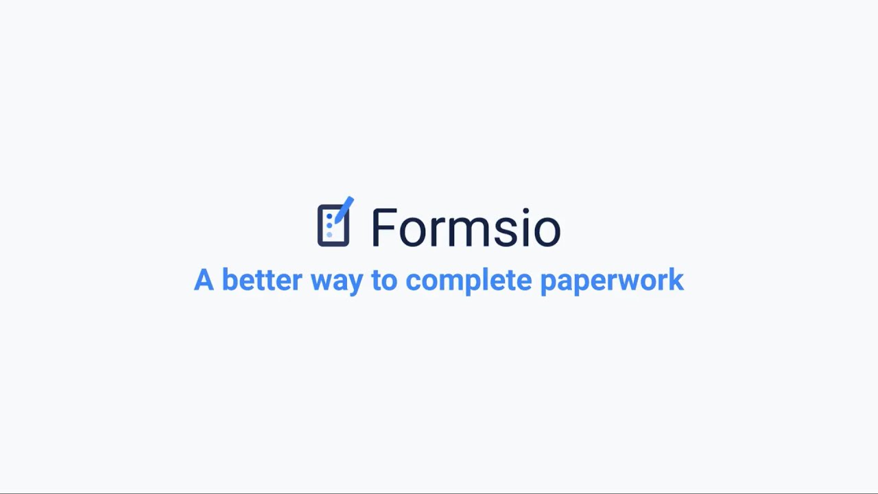 Formsio Introduction - YouTube