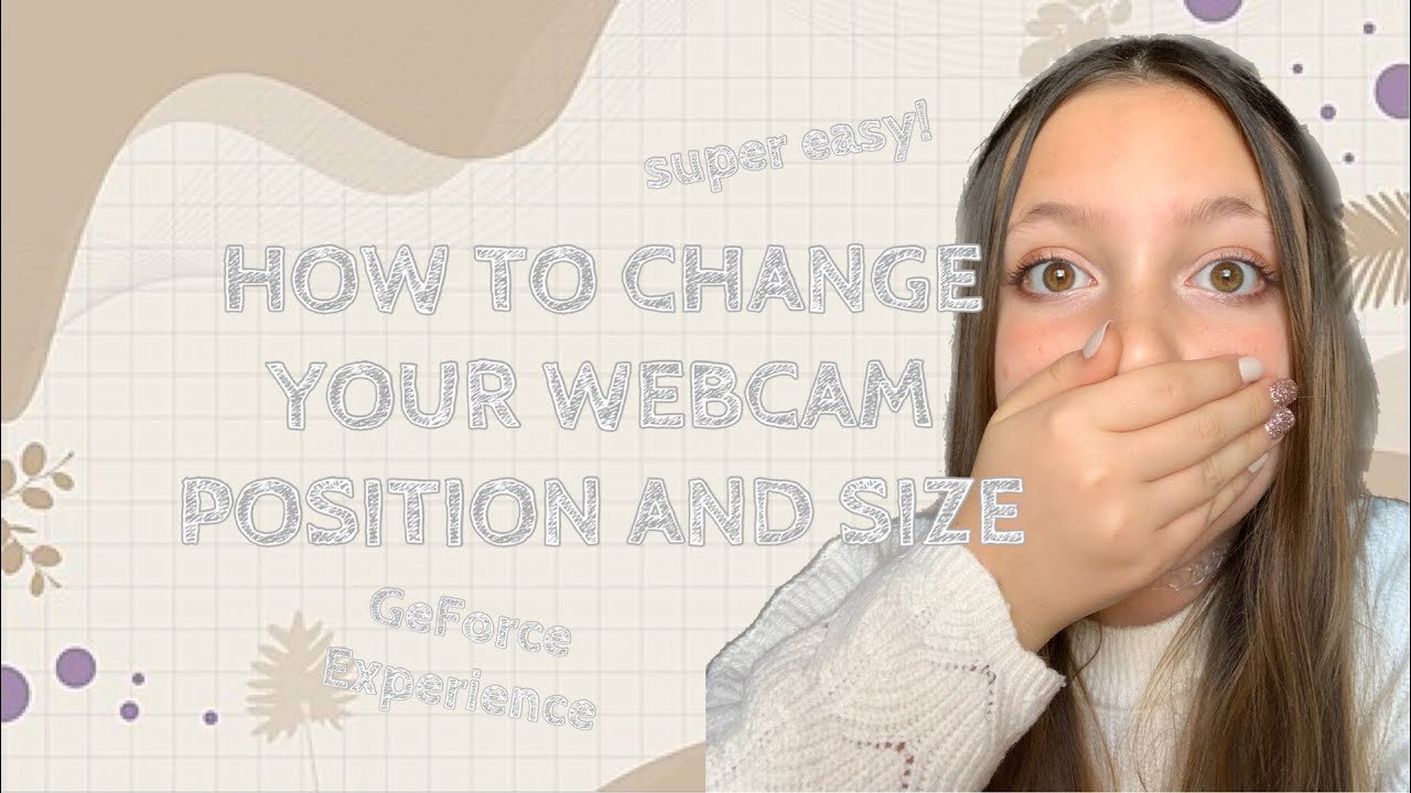 How to Change your Webcam Position and Size (Super Easy!) #shorts # ...