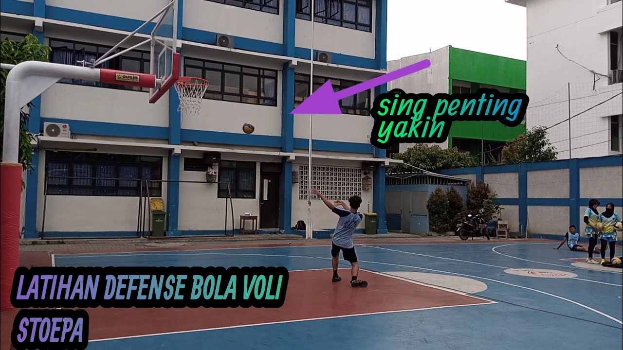 LATIHAN DEFENSE BOLA VOLI PUTRA SMPN 74 JAKARTA !! #bolavoli #defense # ...