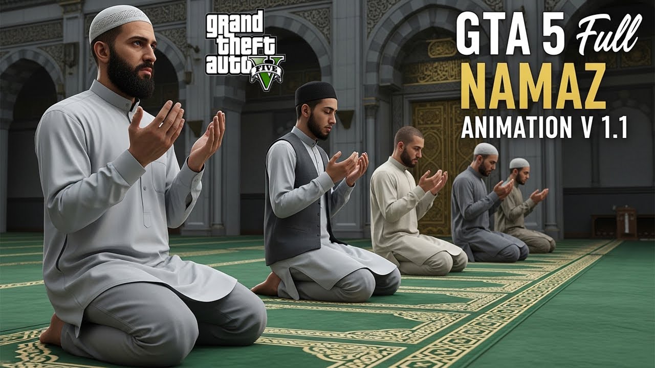 GTA 5 Complete Namaz Animation v1.1 – Official Trailer #hifigamingstar ...