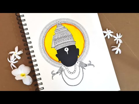 आषाढी एकादशी 2021 | How to draw Vitthal with simple and easy steps ...